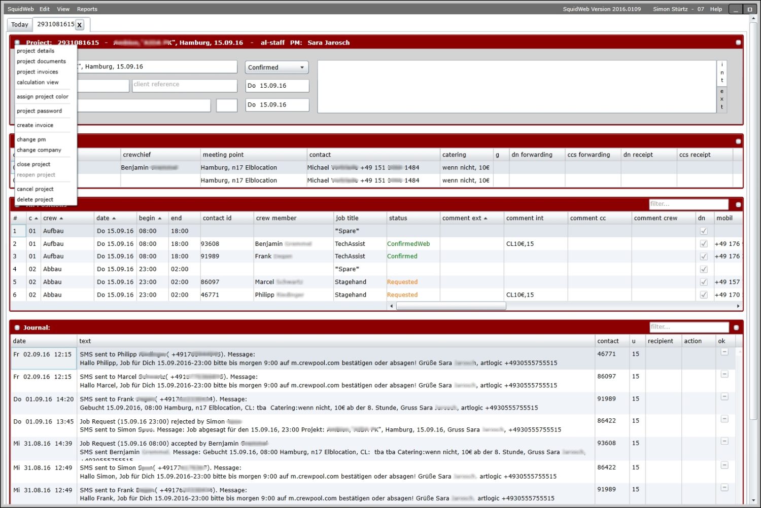 SquidWeb software - artlogic