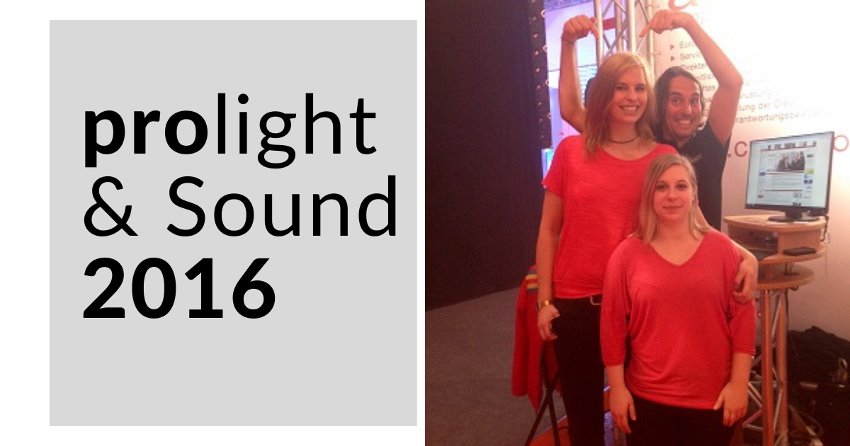 Start prolight+sound 2016 - artlogic